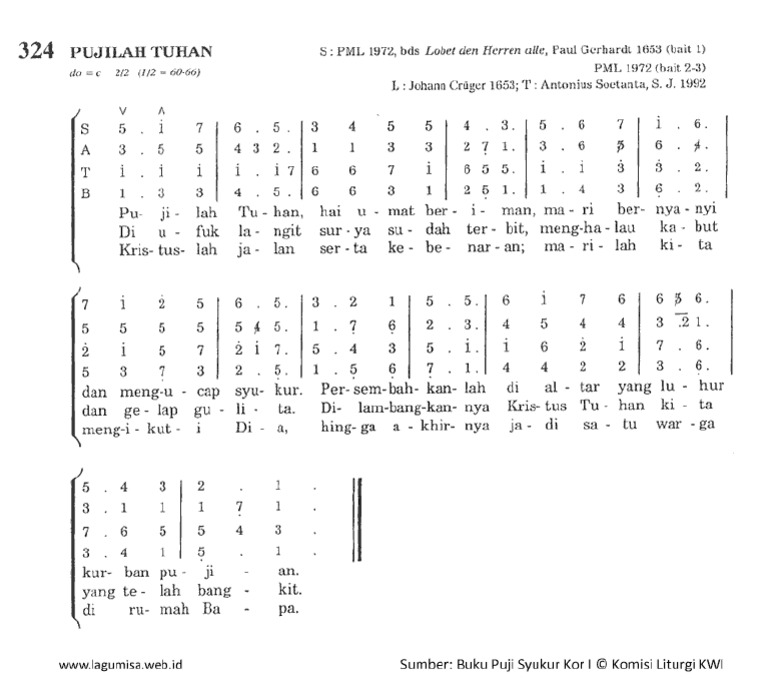 Pujilah Tuhan | PDF