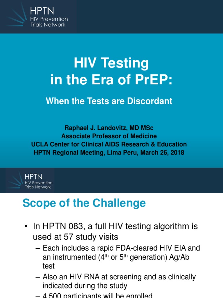 HIV Testing Strategies During PrEP | PDF | Diagnosis Of Hiv/Aids | Hiv
