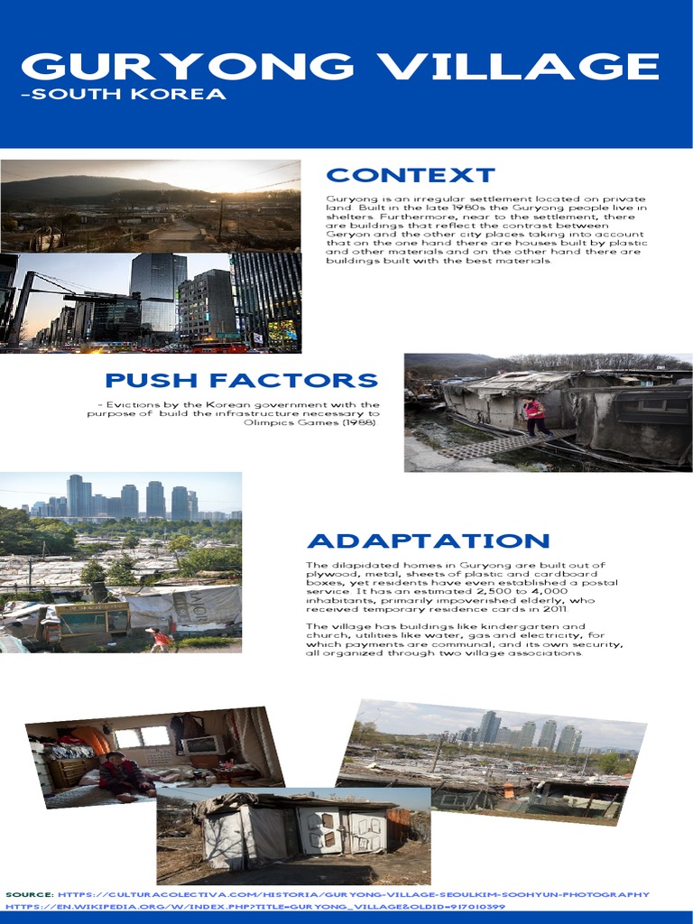 Guryong Village: South Korea's Resilient Slum | PDF
