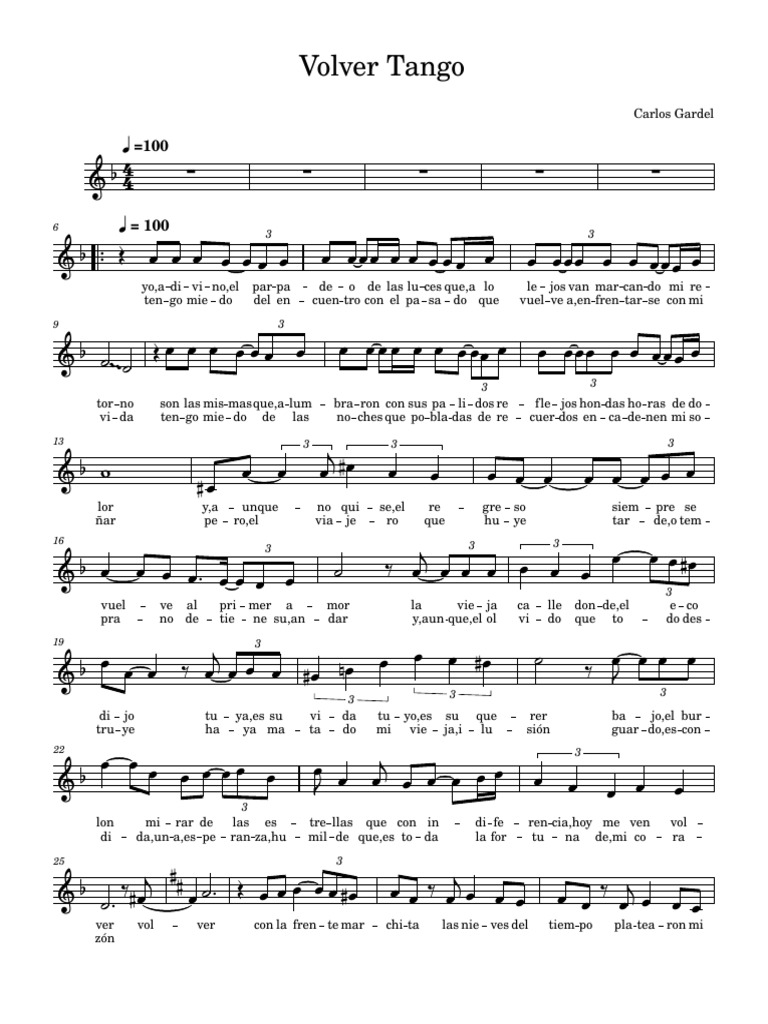Volver Tango | PDF