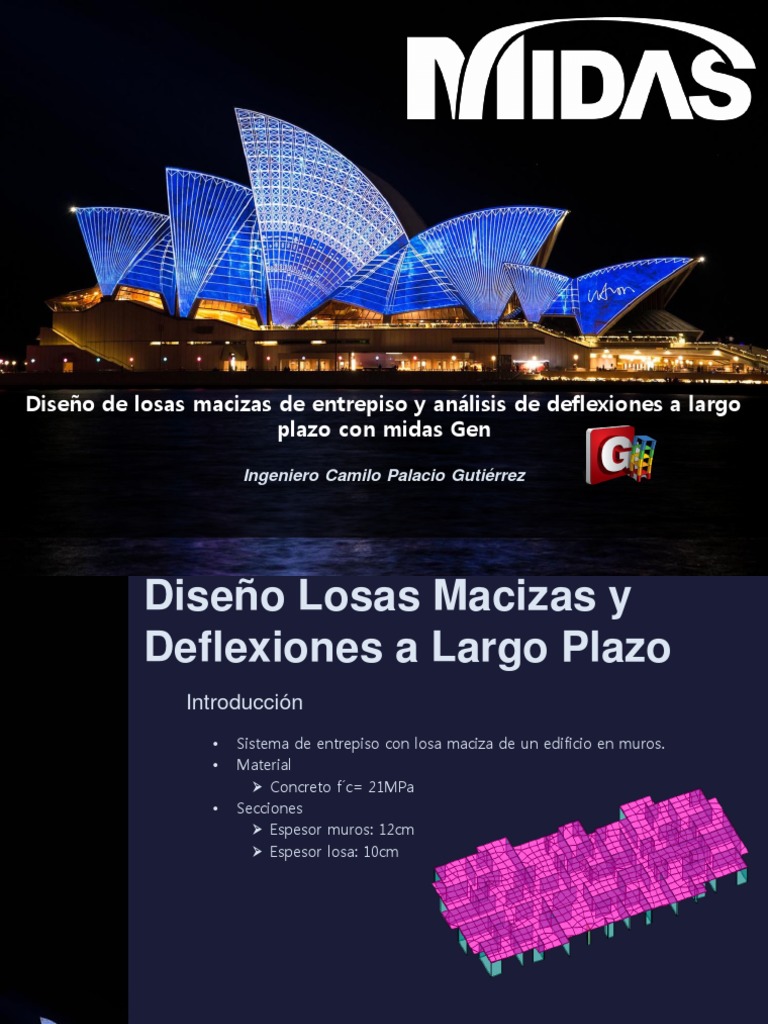 Tutorial Midas Gen | PDF | Ingeniería mecánica | Informática