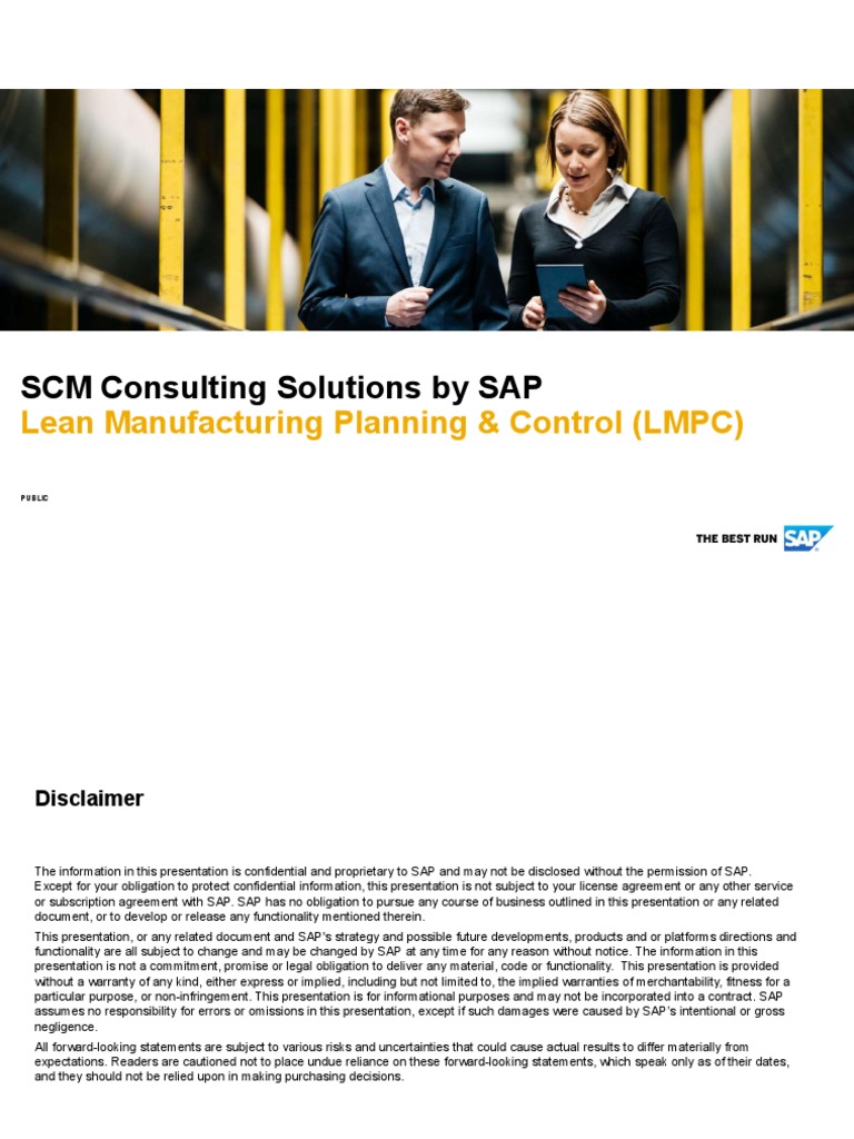 Lean Manufacturing Planning and Control (LMPC) | PDF | Supply Chain ...