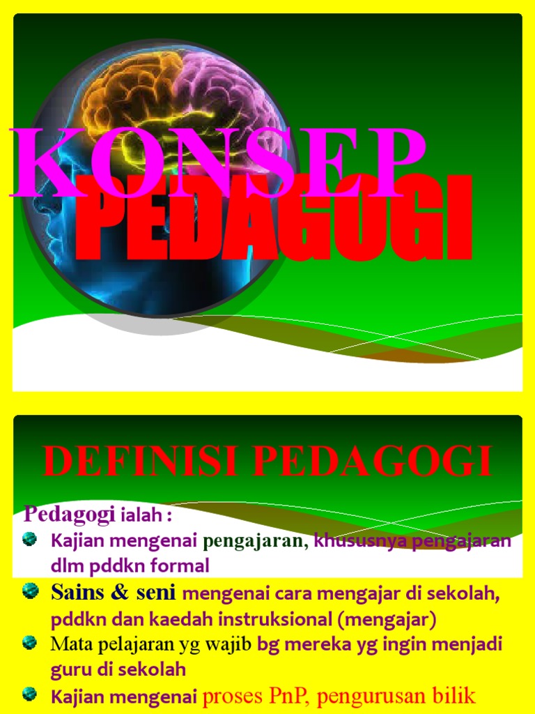 Konsep Pedagogi | PDF