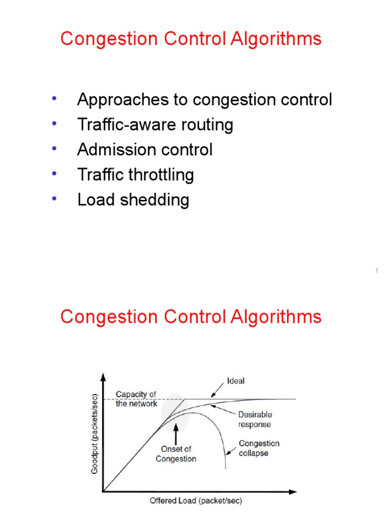 5 Network Layer Congestion Control Algorithms Internetworking Ipv6 Pdf I Pv6