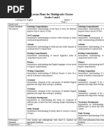 Detailed Lesson Plan For Multigrade Classes in Grade 2 and 3 | PDF ...