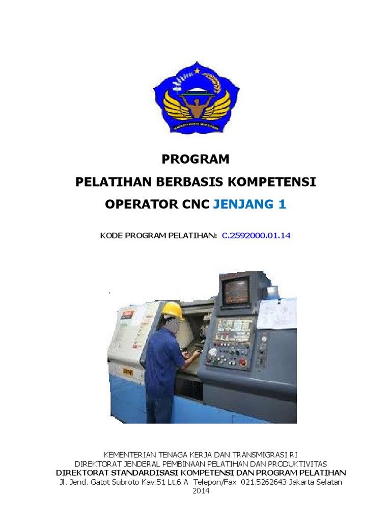 Pelatihan Operator CNC Jenjang 1 | PDF