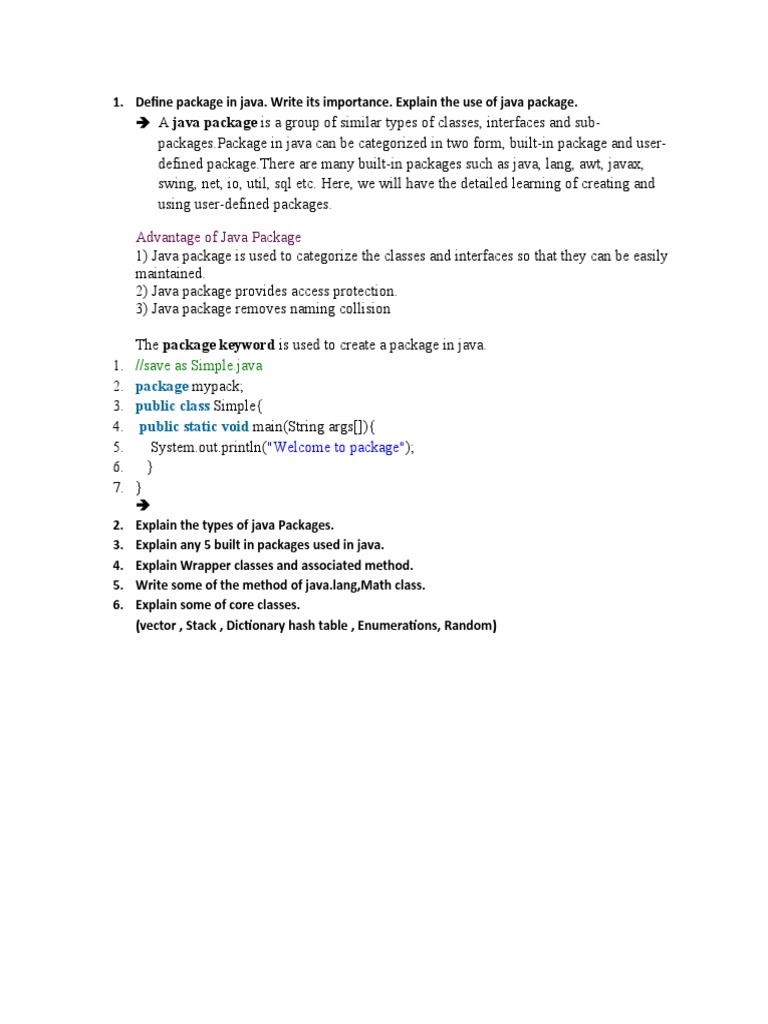 9 Understanding Core Packages | PDF | Computers