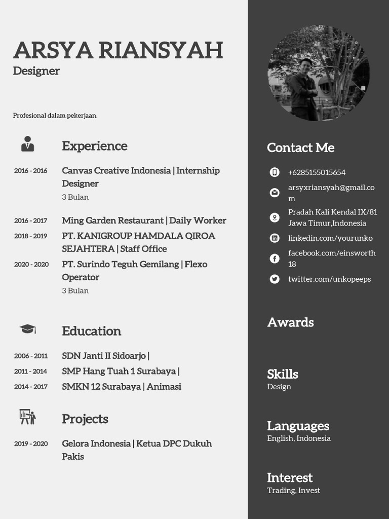 Designer Portfolio of Arsy Riansyah | PDF