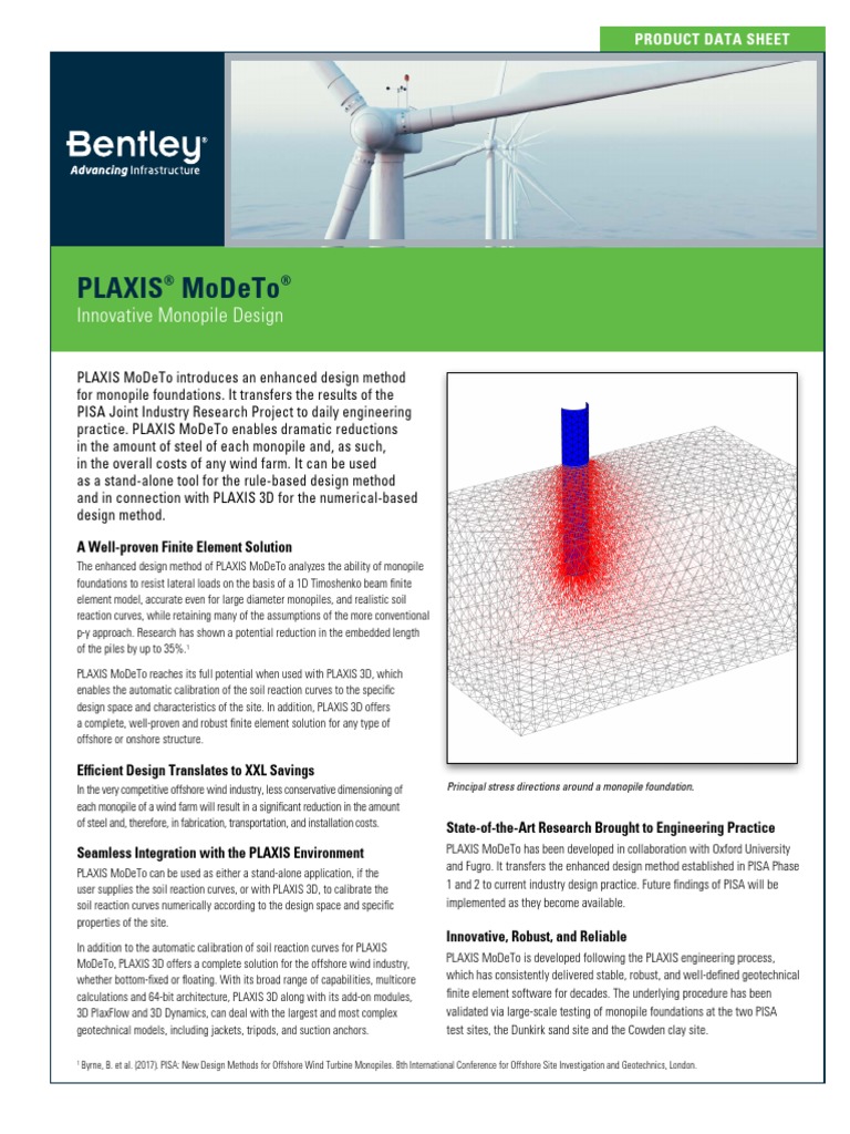 PLAXIS - Monopile Design Tool | PDF | Deep Foundation | Graphics ...