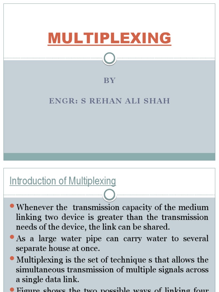 Chap 5 MULTIPLEXING | PDF | Multiplexing | Digital Subscriber Line