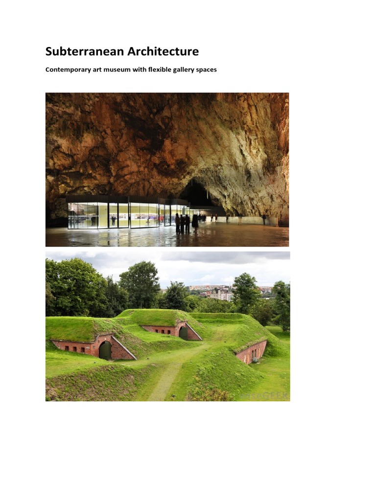 Subterranean Architecture for Museums | PDF | Museum | Space
