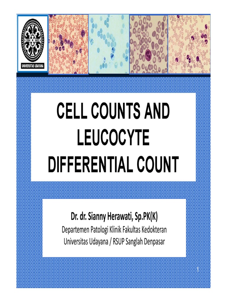 1 Cell Counts and Leucocyte Differential Count | PDF | White Blood Cell ...