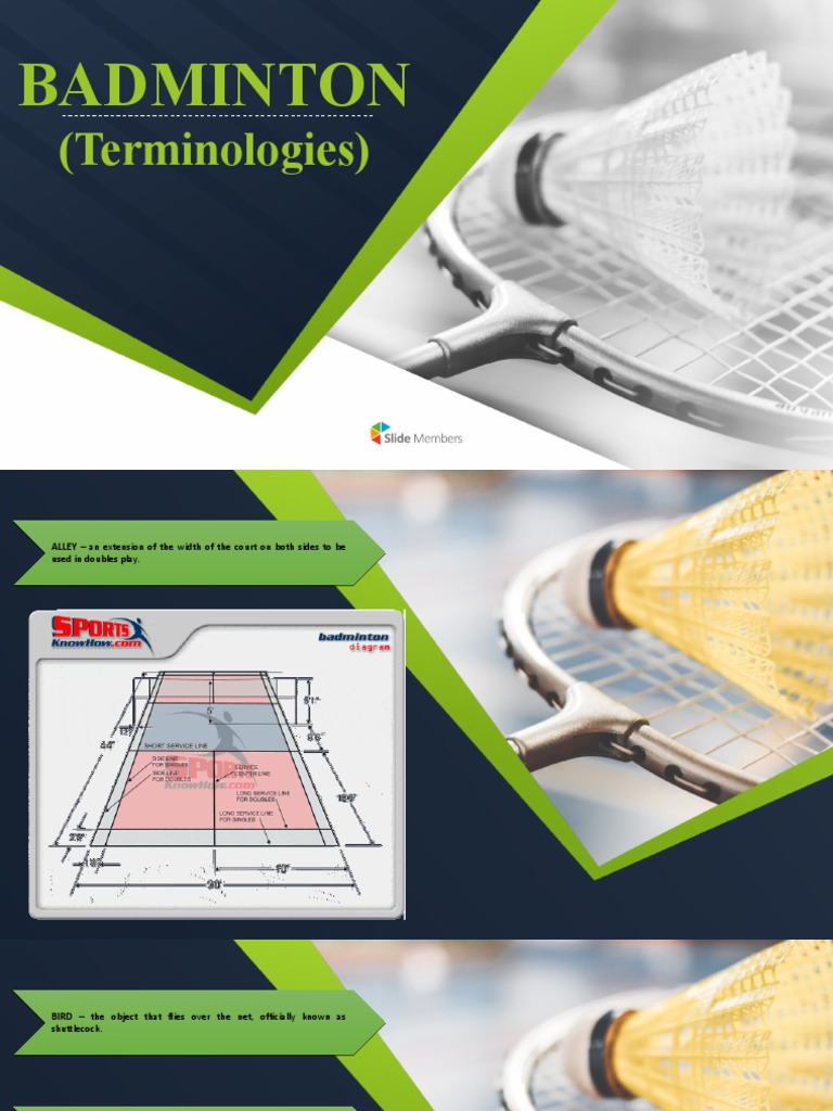 5 Badminton Terminologies | PDF