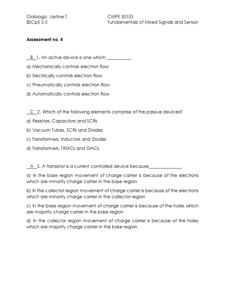 Fundamentals of Mixed Signals and Sensor Assessment: Active and Passive ...