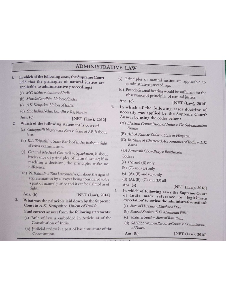 Adminstrative Law Case | PDF
