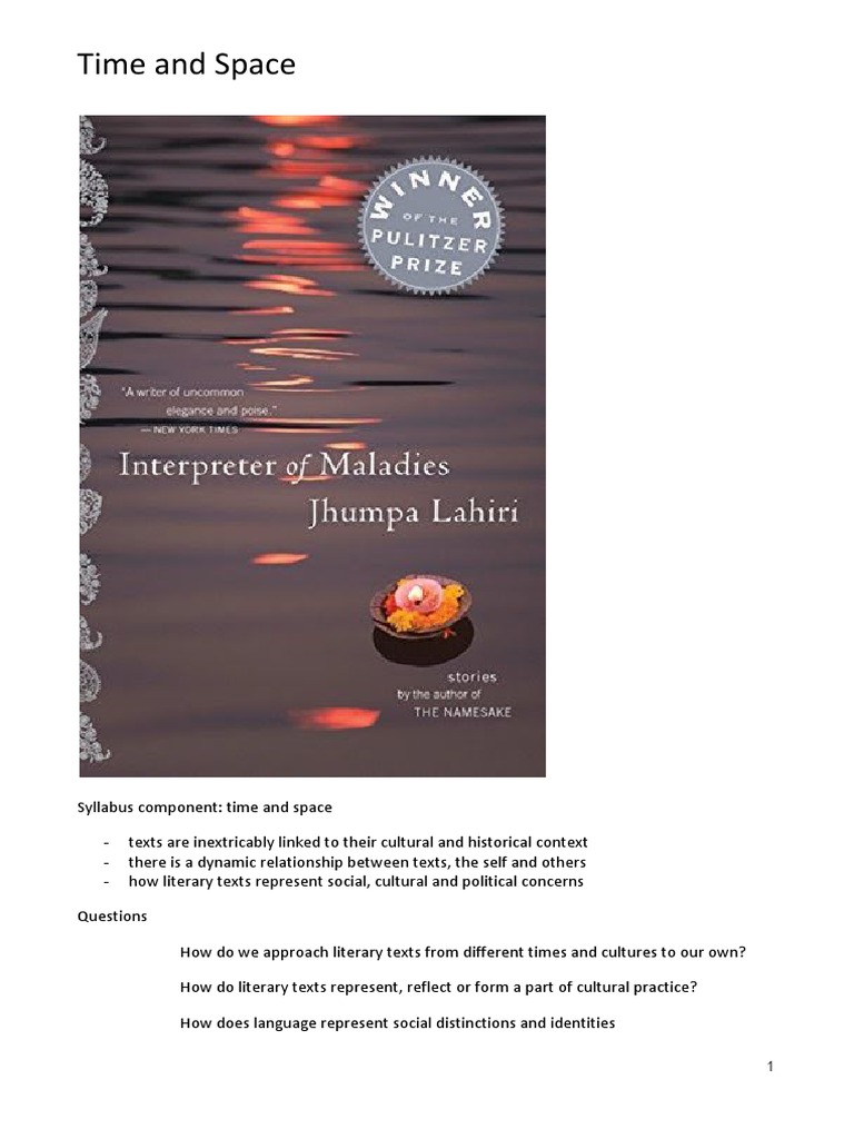 Interpreter of Maladies Booklet | PDF | Narration | Plot (Narrative)