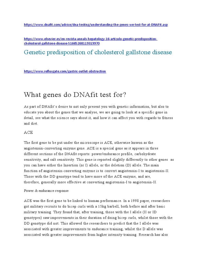 Understanding Your Genetics: A Detailed Look at Key Genes Tested by ...