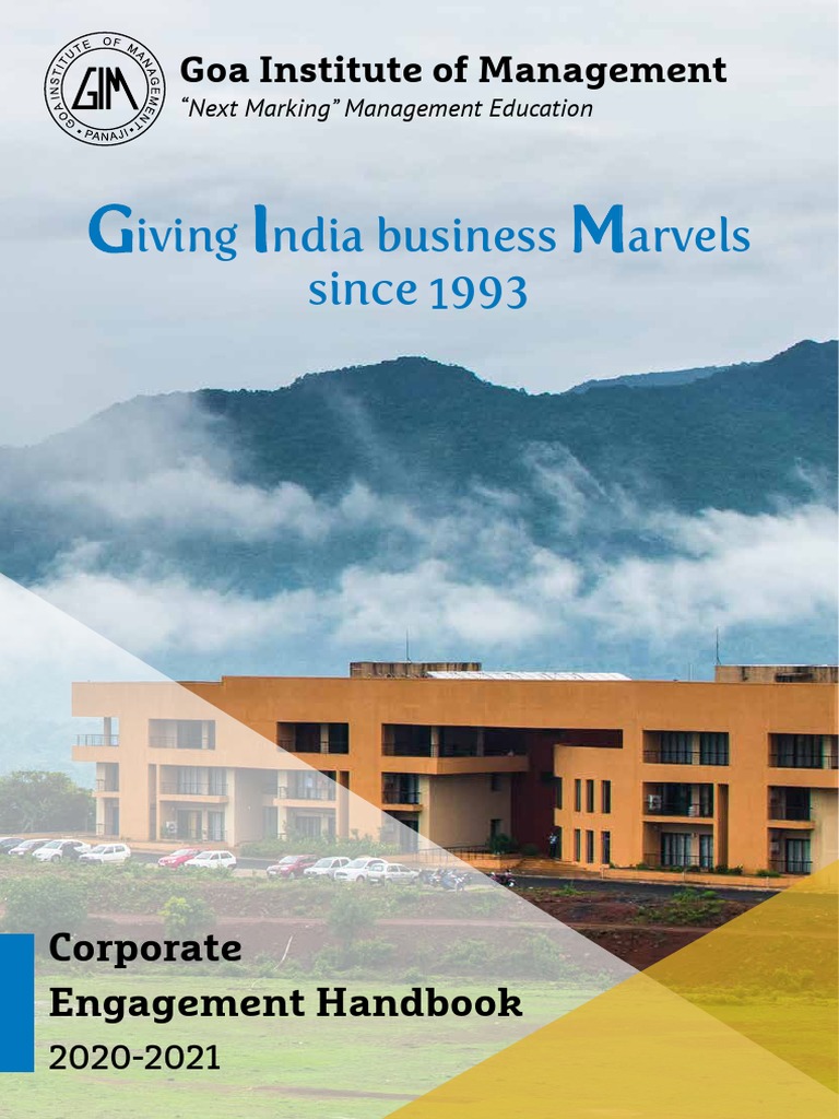 GIM Handbook 2020 21 1596487540 | PDF | Service Learning | Pedagogy