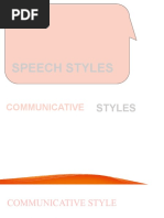 Communicative Styles | PDF | Communication | Psychological Concepts