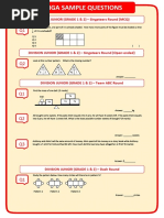 SMC Sample Questions 2024 | PDF | Mathematics