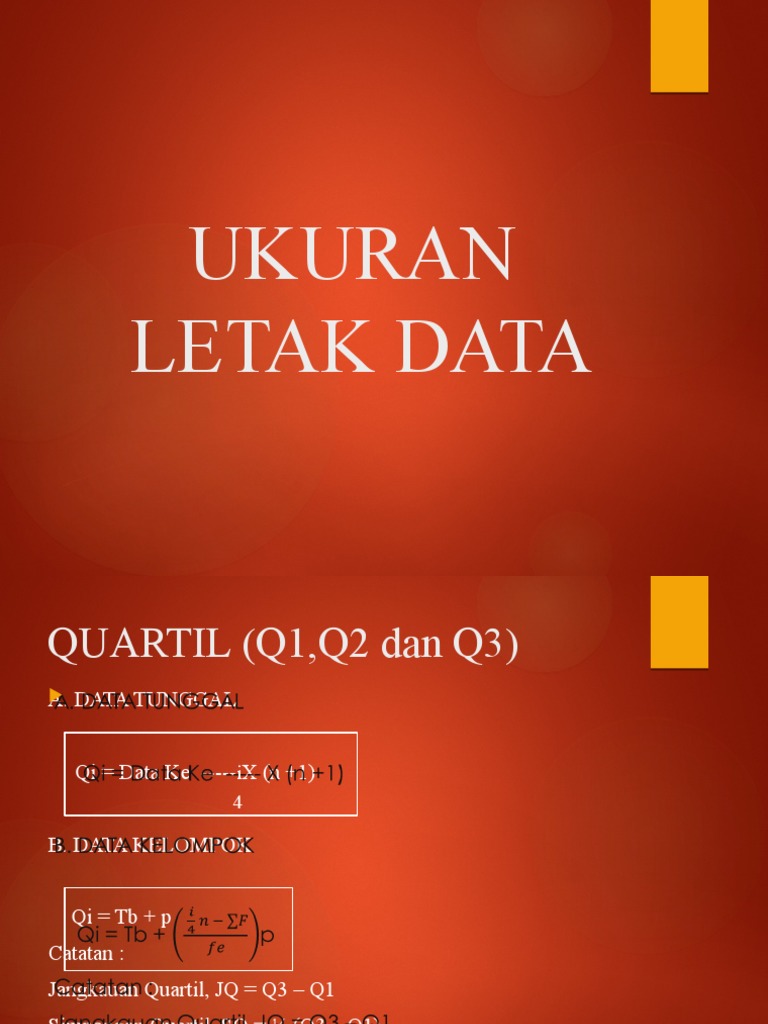 Ukuran Letak Data | PDF