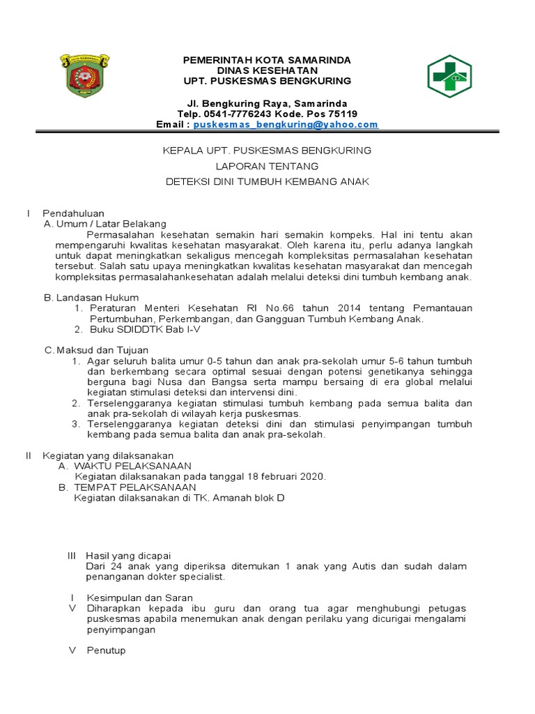 Laporan DDTK 2 | PDF