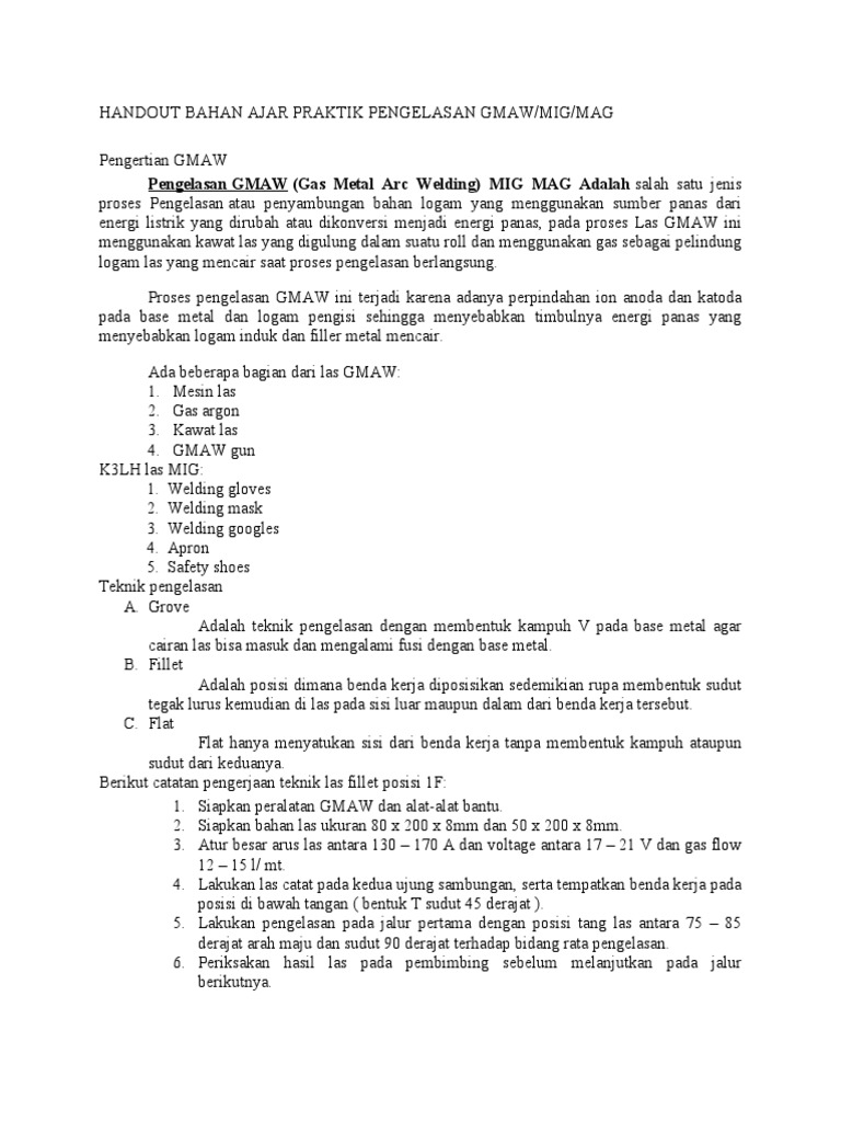 Handout Bahan Ajar MT | PDF