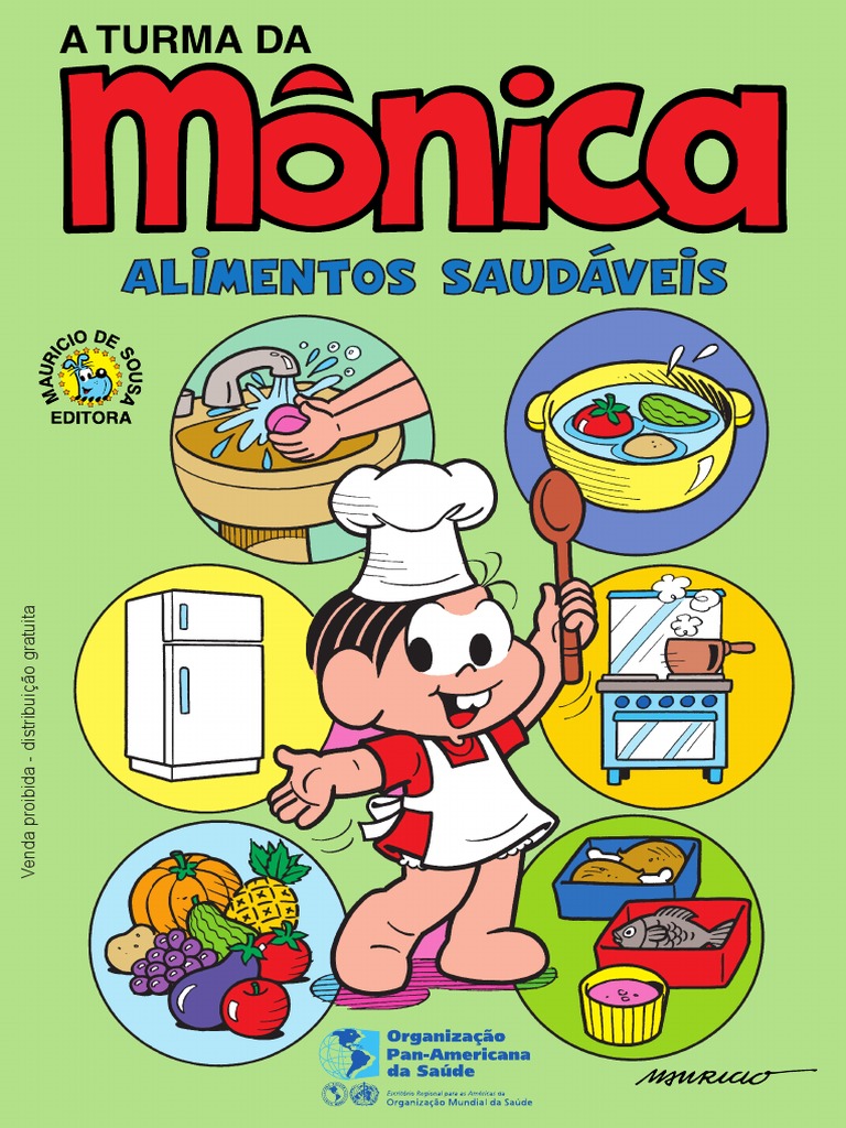 Turma Monica Alimentos Saudaveis | PDF | Alimentos | Comidas e bebidas