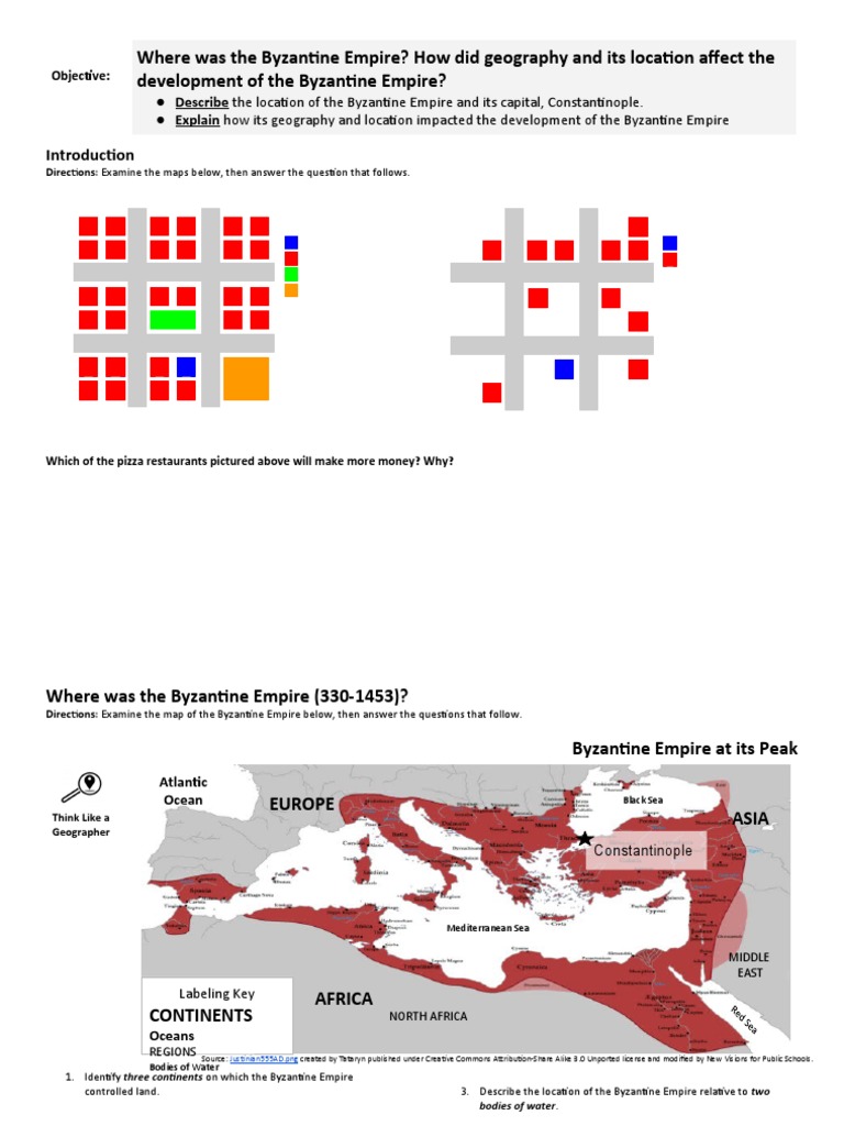 Byzantine Geography-Observation | PDF | Byzantine Empire ...