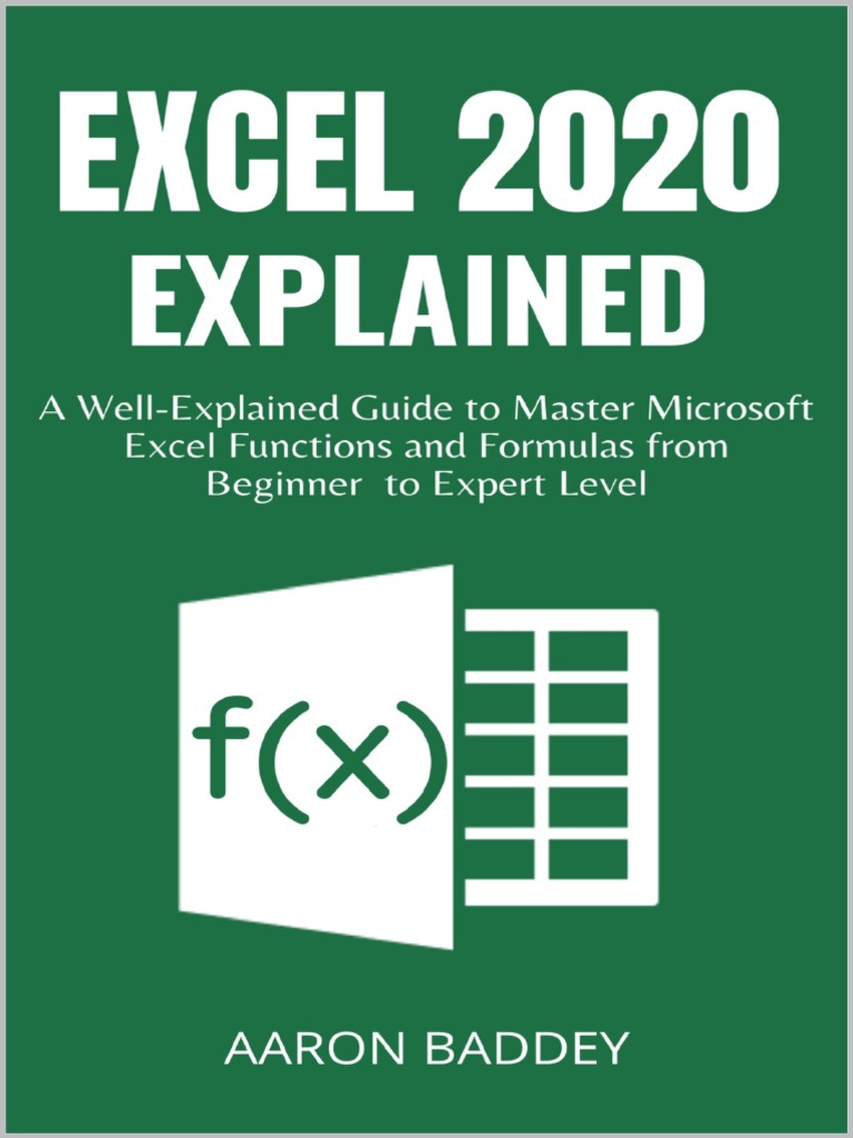 Excel 2020 | Download Free PDF | Microsoft Excel | Spreadsheet
