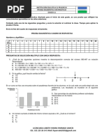 Examen Tipo Icfes de Estadistica | PDF | Matemáticas