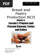 Lesson Plan in K-12 Bread and Pastry Production | PDF | Baking | Cakes