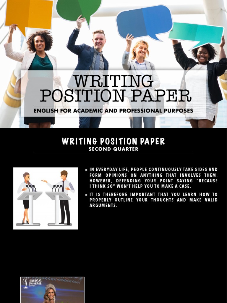 Writing Position Paper | PDF | Business
