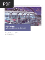 SAP2000 Tutorial Example: Analysis and Design of Continuous RC Beam | PDF | Beam (Structure ...