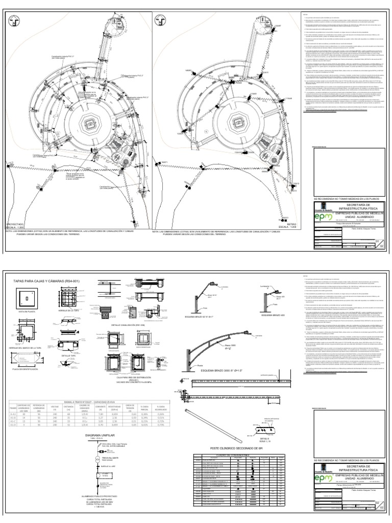 Plano de Parque | PDF | Ingeniería de Edificación | Naturaleza