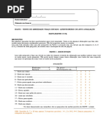 Teste: SRQ 20 - Self Report Questionnaire | PDF