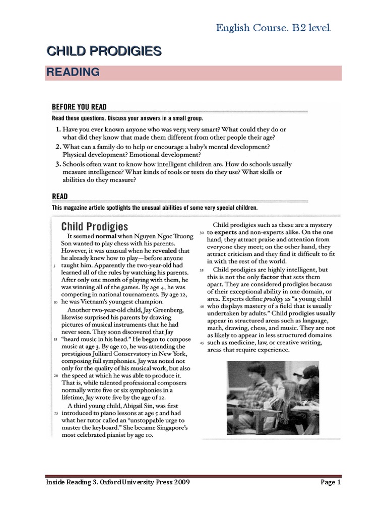 Child Prodigies | PDF