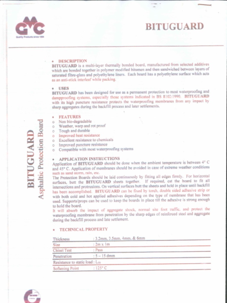 Bituguard Board | PDF