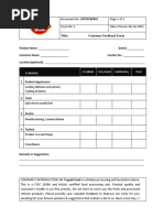 Product Sensory Evaluation FORM (MF-PSEF-1116) | PDF | Senses | Food ...
