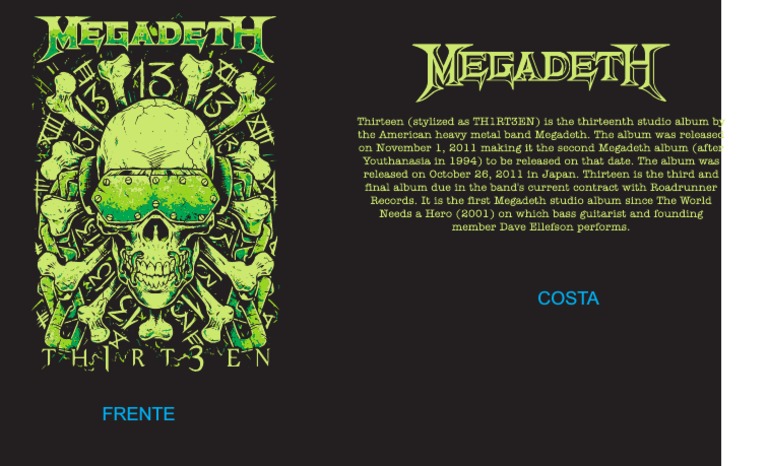Megadeth Thirteen | PDF