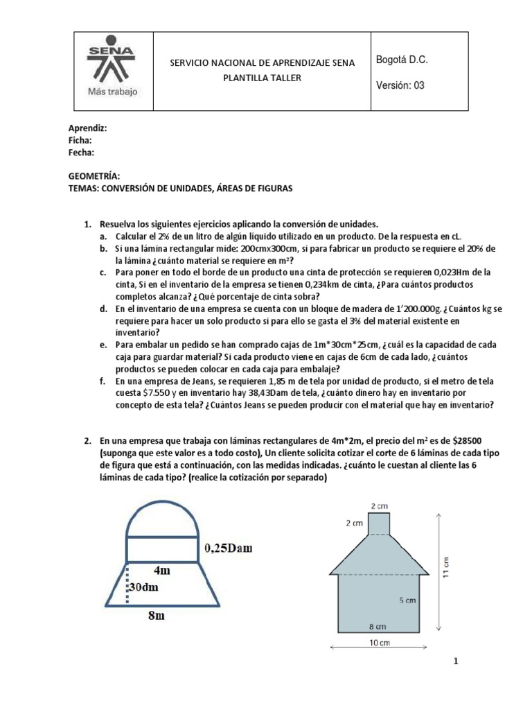 Conversión de Unidades y Áreas2 | PDF