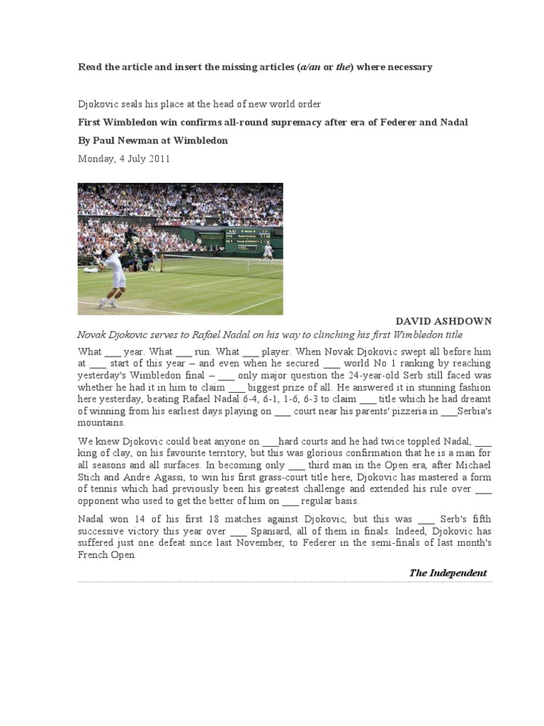 Articles, Read The Article | PDF