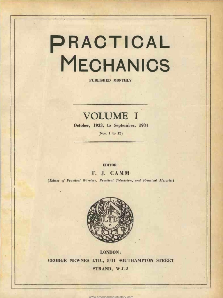 Practical Mechanics: A Collection of Articles Covering Topics in ...