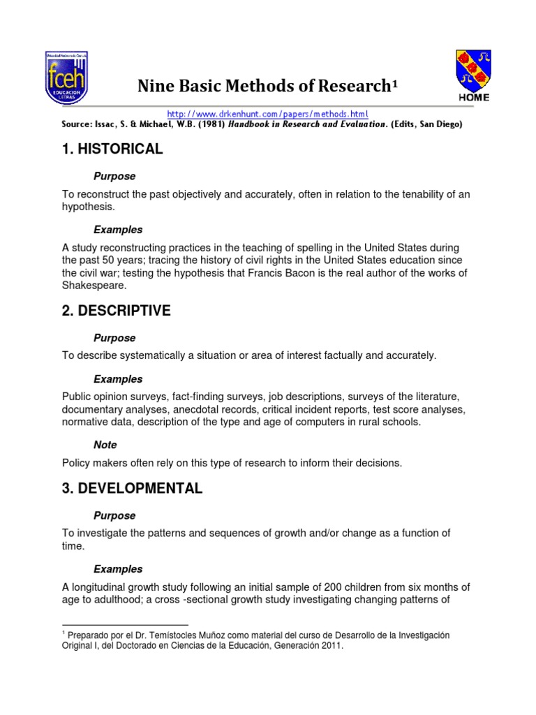 Overview of Basic Research Methods | PDF | Experiment | Causality