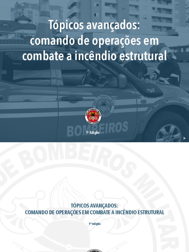 Comando de Operações em Combate A Incêndios Estruturais | PDF ...