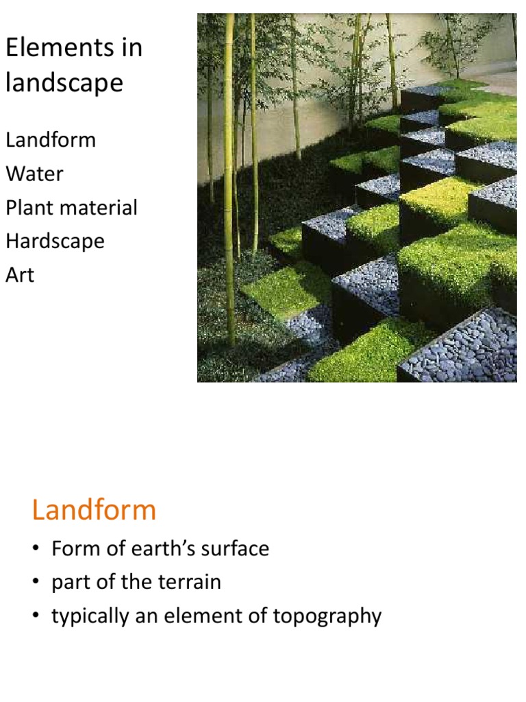 Elements of Landscape1 | Download Free PDF | Geomorphology | Earth Sciences