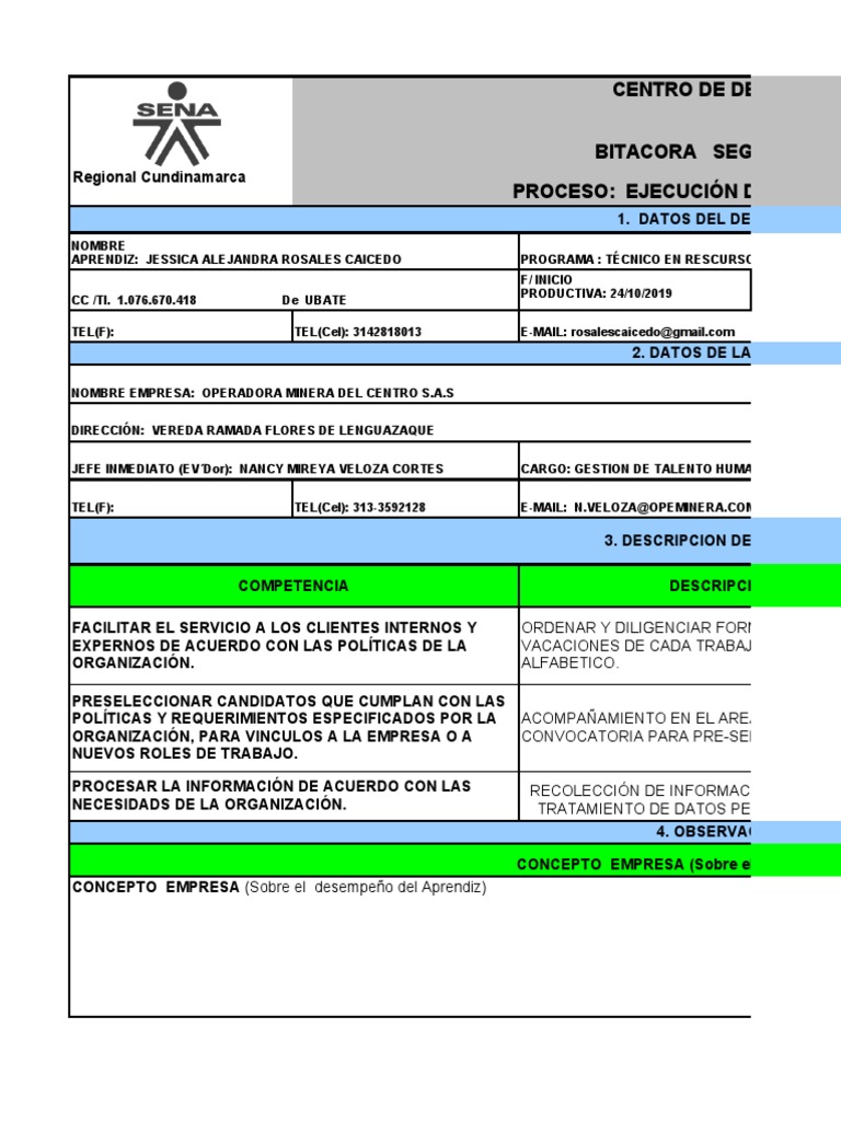 Formato de Bitácora | PDF | Business | Science