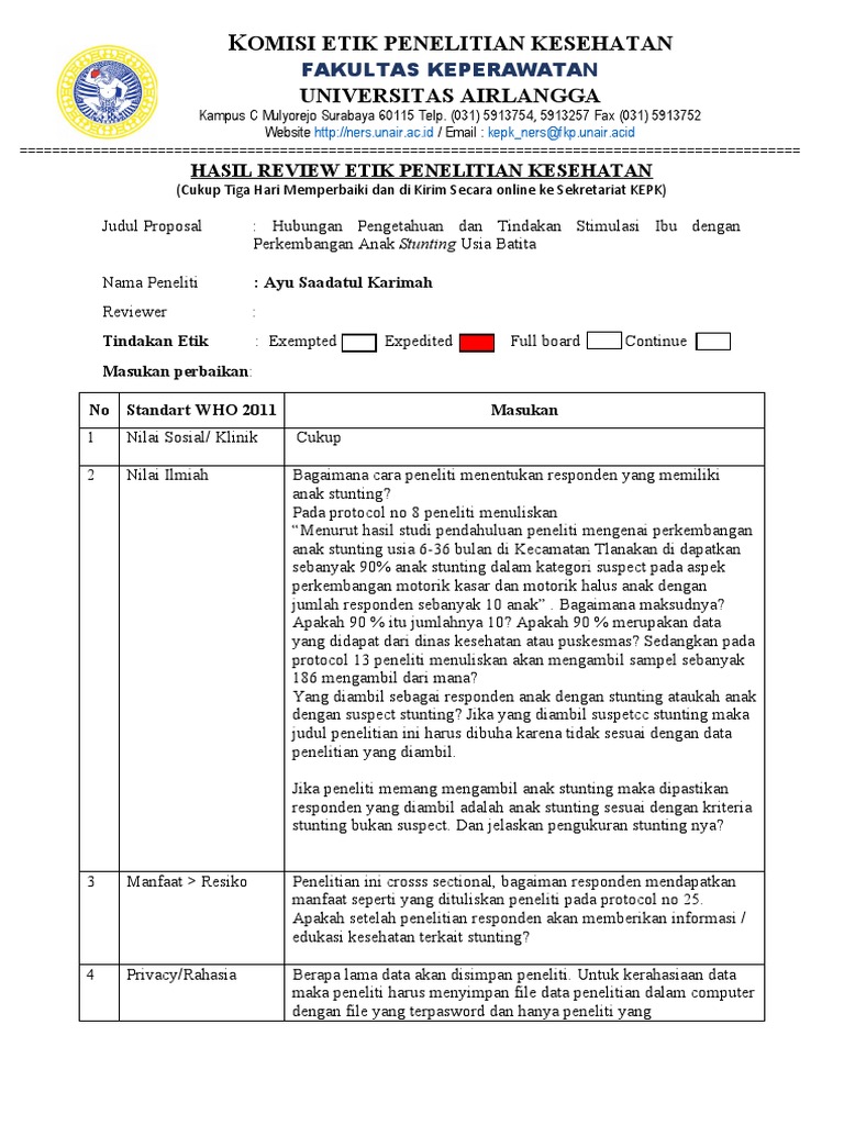 Form Hasil Reviewer Ayu Saadatul Karimah | PDF