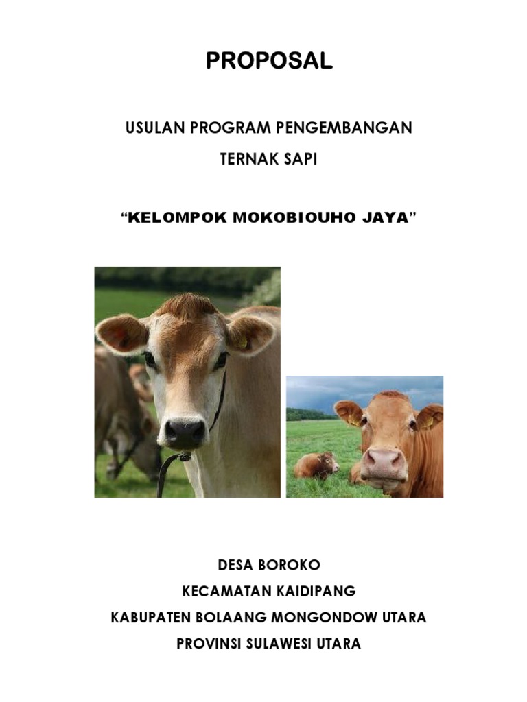 Contoh Proposal Kelompok Desa | PDF