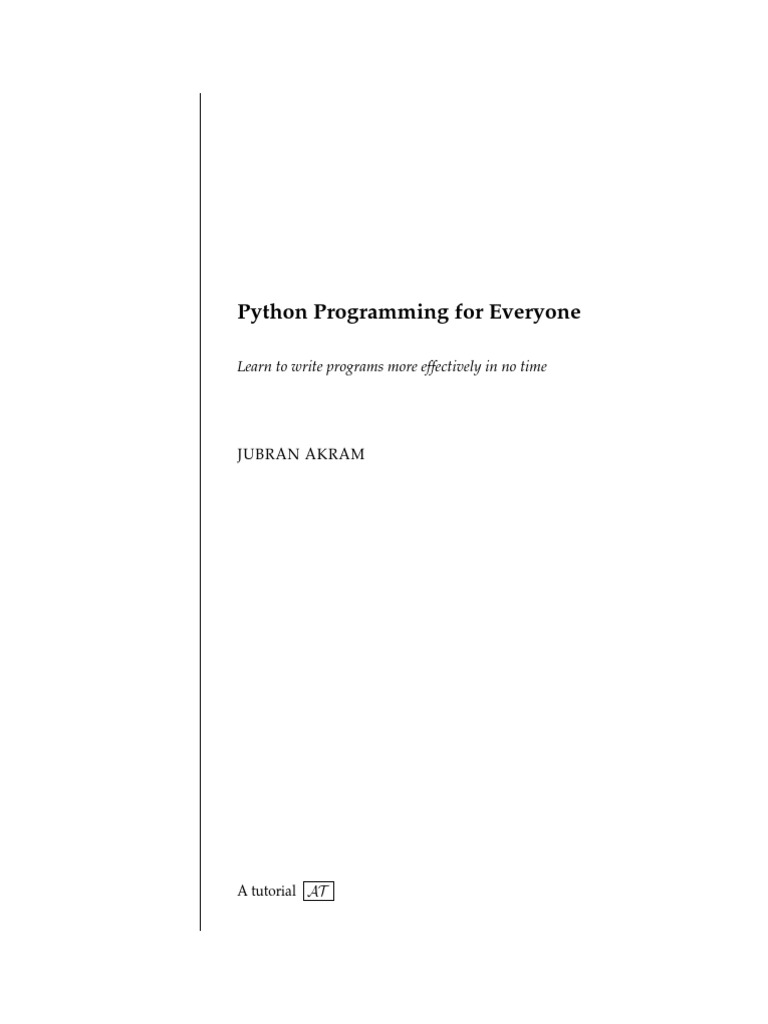 A Python Programming Tutorial | PDF | Computer Programming | Source Code